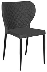 Designová jídelní židle Landers tmavě šedá