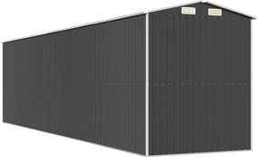 Zahradní kůlna antracitová 192 x 772 x 223 cm pozinkovaná ocel 3147456