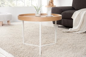 Konferenční stolek modulární 60cm přírodní bílá