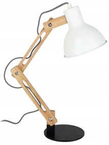 Stolní lampa 1xE27/40W/230V bílá/černá