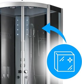 Terra Hydromasážní box WSH7180 BL 80x80