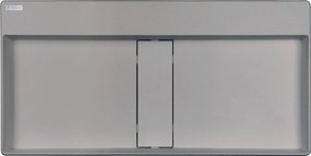 Deante Blur, granitové umyvadlo na desku 800x400x120 mm, šedá metalíza, DEA-CQB_SU8S
