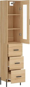 Skříň highboard dub sonoma 34,5 x 34 x 180 cm kompozitní dřevo 3199244