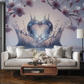 Fototapeta - Diamantové srdce (245x170 cm)