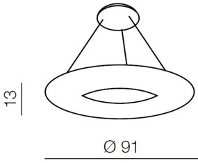 Designový lustr Napoli 91 Led