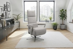 XXXLutz RELAXAČNÍ KŘESLO, textil, barvy stříbra Sit & More - Online Only křesla & taburety - 00014402873F