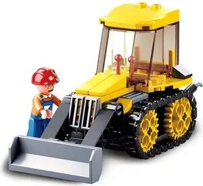 Sluban Town Stavitelé M38-B0377D Malý buldozer / LEGO - kompatibilní /