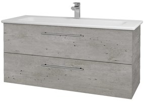 Dřevojas Koupelnová skříň GIO SZZ2 120 Varianta: N01 Bílá lesk / Úchytka T04 / L03 Antracit vysoký lesk
