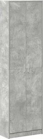 Šatní skříň Betonově šedá 55 x 25 x 189 cm Kompozitní dřevo 3334011