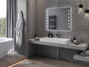 Mexen Ner podsvícené koupelnové zrcadlo 100 x 80 cm, LED 6000K, antipára - 9809-100-080-611-00