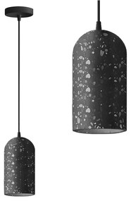 Toolight Betonová závěsná stropní lampa APP997-1CP B BLACK