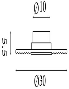 Searchlight 32210GY - LED Stmívatelné nástěnné svítidlo CLEO LED/9,4W/230V šedá