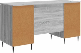 Stůl s policí Šedá sonoma 142,5 x 50 x 75 cm Kompozitní dřevo 3414591