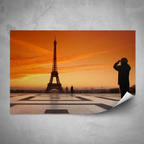 Plakát - Výhled na Eiffelovku (60x40 cm) - PopyDesign