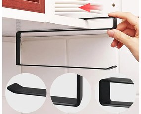 Verk Group Držák na kuchyňské papírové utěrky násuvný kovový loft matný
