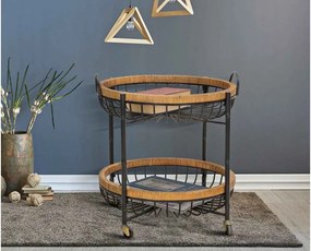 Designový servírovací vozík Barbalyn 57 cm vícebarevný