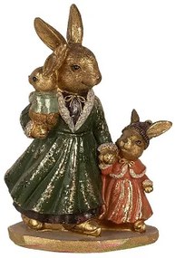 Dekorativní figurka králičí mamky s dětmi Clayre &amp; Eef 6PR4113