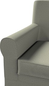 Potah na křeslo IKEA Ektorp Jennylund barva šedá látka pletený vzor