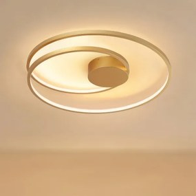 Brilagi- LED Stmívat. stropní svítidlo TWISTER LED/75W/230V pr. 70 cm zlatá +DO