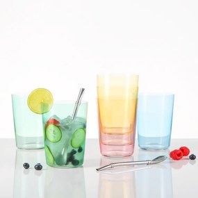 Poháry Tumbler zelené 515 ml set 6 ks – 21st Century Glas Lunasol META Glass (322661)