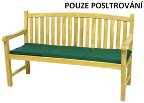 Divero 673 Třímístné polstrování na zahradní lavici - zelené