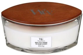 WoodWick Svíčka loď White Tea & Jasmine, 453 g