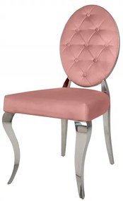Chesterfield jídelní židle 2 ks ZETHOS Dekorhome Růžová