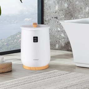 Costway Kbelík na ohřívač ručníků 20 L velký vyhřívaný ohřívač ručníků s LED