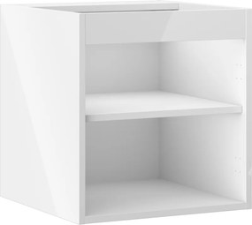 Mexen Box-A, závěsná skříňka 45 cm, bílá lesklá, 91AX1-0450-470-1-00