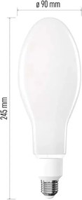 EMOS LED žárovka Filament 36W E27 ZF5751