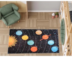 Pratelný dětský hrací koberec 100x160 cm Solar System – Vitaus