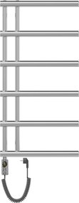 Mexen Jukon, elektrické topné těleso 988 x 500 mm, 600 W, chromová, W116-0988-500-2600-01