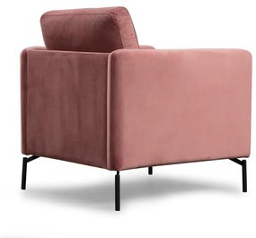 Designové křeslo Laisha růžové