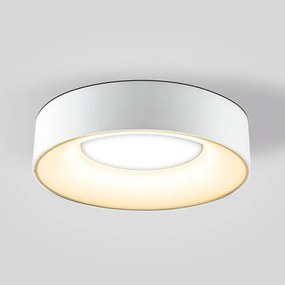 Stropní svítidlo Sauro LED, Ø 30 cm, bílé
