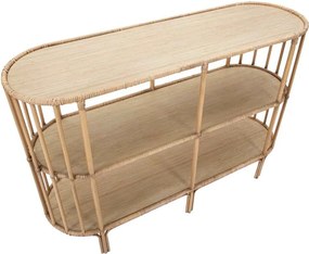 Designová konzole Gennipha 120 cm hnědá