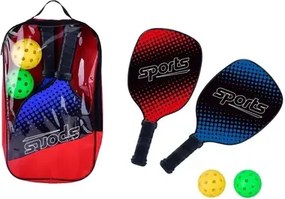 Pálky s míčky v pouzdře / Hra na zahradu / Plast / od 3 let