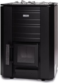 Narvi Black 24 – saunová kamna na dřevo, černá