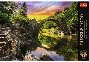 Trefl Puzzle Premium Plus - Photo Odyssey: Most v Kromlau,Německo 1000 dílků