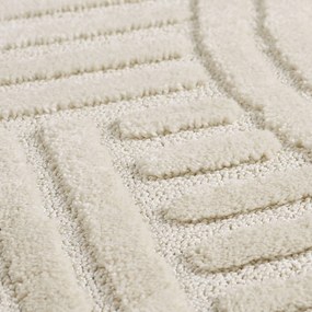 Ayyildiz, Kusový koberec Art 1121 Cream ovál, 240x340, béžová, ložnice