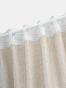 Sinsay - Závěs na řasící pásce s lesklou lurexovou nití - zlatá