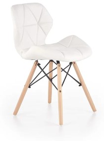 Jídelní židle Alwyn, bílá / buk