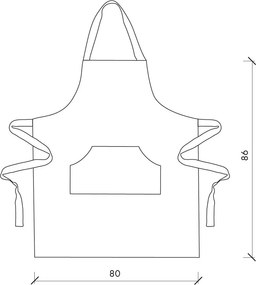 Bavlněná zástěra Rubi – noo.ma