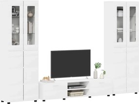 Sestava TV skříněk FLORIN 3 ks Bílá Kompozitní dřevo 3397994