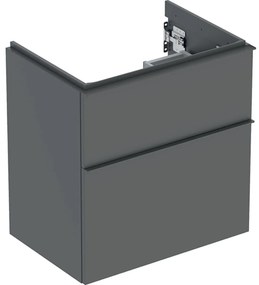 Geberit iCon - Umyvadlová skříňka, 59x62x42 cm, 2 zásuvky, lávová 502.307.JK.1