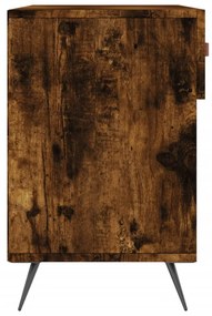 Botník kouřový dub 102 x 35 x 55 cm kompozitní dřevo - Default Title