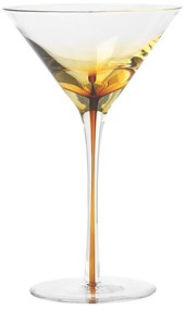 BROSTE COPENHAGEN Sklenice na martini Amber ∅ 11,5 x 18,9 cm