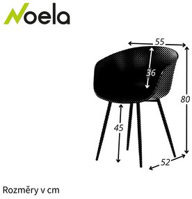 Noela Zahradní jídelní židle Rikke