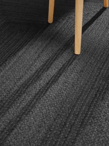 Hanse Home, Běhoun Juno 106324 Black, 80x200, černá, chodba / předsíň