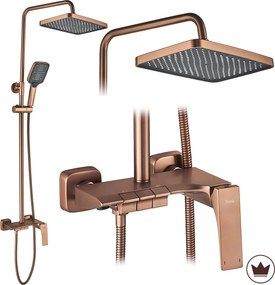 Rea, Sprchový set PREMIUM REA JOE Brush Copper, REA-P4409