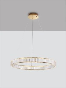 Závěsné LED svítidlo NOVA LUCE AURELIA 47W 3500K 9333076 stmívatelné Triac